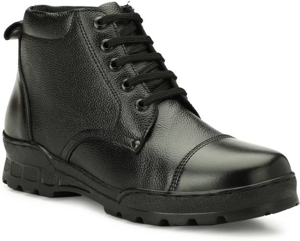 Black Police Shoes - Buy Black Police Shoes online at Best Prices in ...