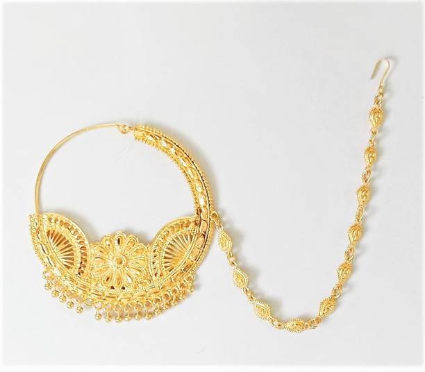 Wedding Gold Nath Design - Buy Wedding Gold Nath Design online at Best ...