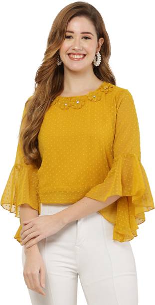 Yellow Womens Tops - Buy Yellow Womens Tops Online at Best Prices In ...