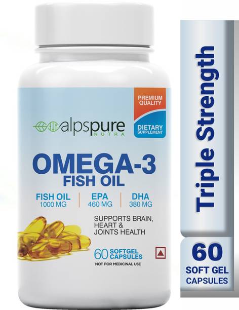 Omega 3 Fish Oil Online in India at Best Prices | Flipkart.com