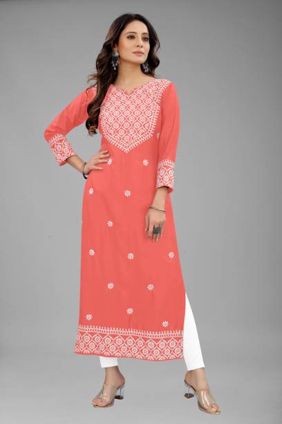 Peach Color Kurta - Buy Peach Color Kurta online at Best Prices in ...