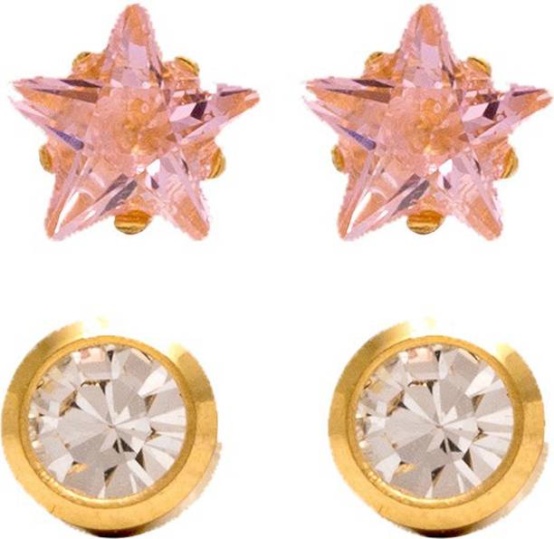 Second Stud Earrings - Buy Second Stud Earrings online at Best Prices ...