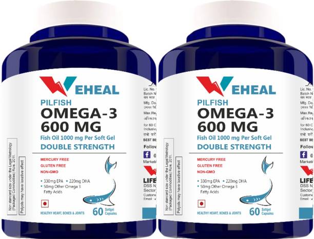 Omega 3 Fish Oil Online in India at Best Prices | Flipkart.com
