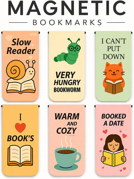 Bookmarks: Metal, Wooden & Magnetic Bookmarks at Flipkart