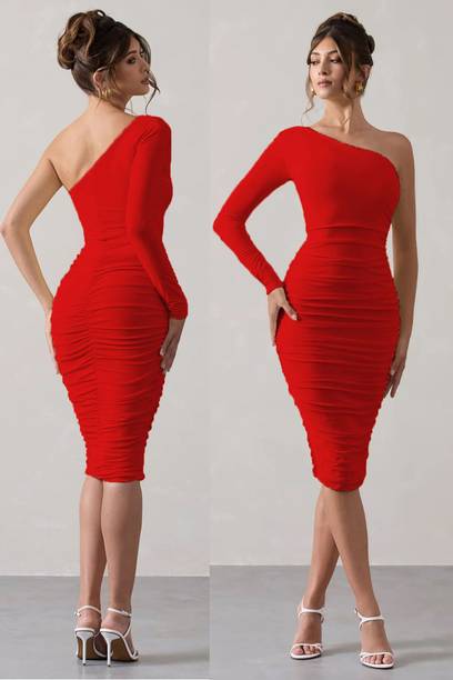 Red One Piece Dress - Buy Red One Piece Party Wear Dresses Online For ...