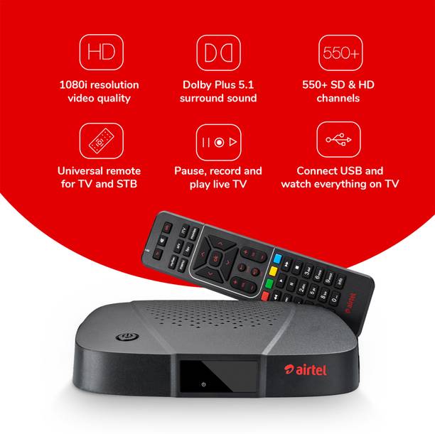 Airtel Digital TV DTH SET TOP BOX Online in India