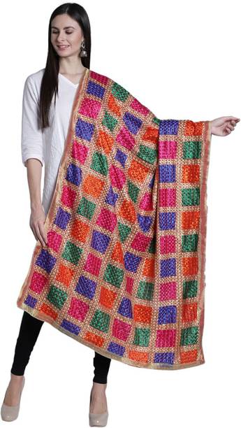Phulkari Dupatta - Buy Phulkari Dupatta online at Best Prices in India ...