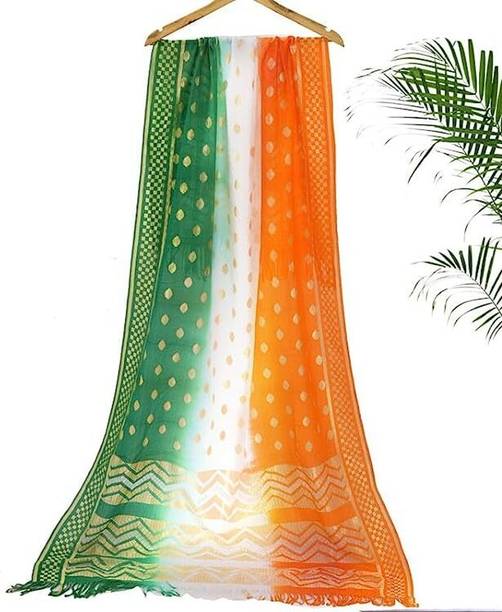 Tricolour Dupatta - Buy Tricolour Dupatta online at Best Prices in ...