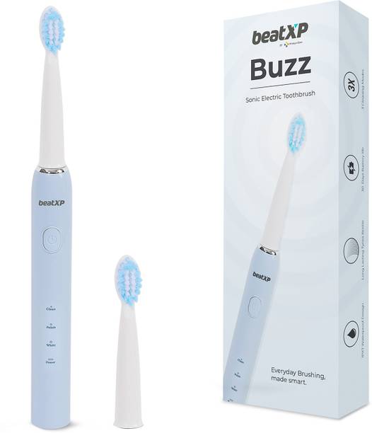 beatXP Buzz Electric Toothbrush for Adults | 3 Smart Modes Electric ...