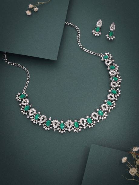 Green Jewellery Sets - Buy Green Jewellery Sets Online at Best Prices ...