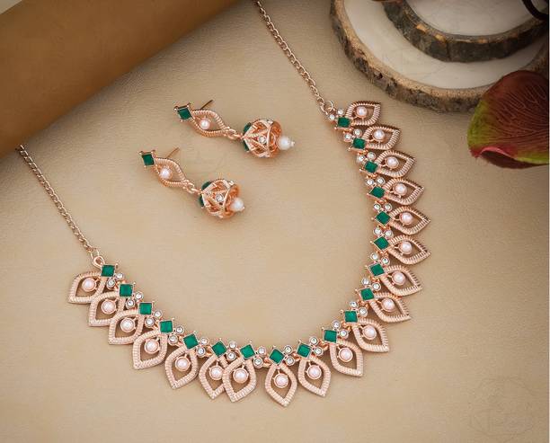 Green Jewellery Sets - Buy Green Jewellery Sets Online at Best Prices ...