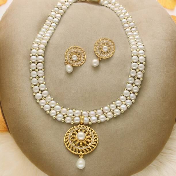 Sri Jagdamba Pearls Jewellery Sets - Buy Sri Jagdamba Pearls Jewellery ...
