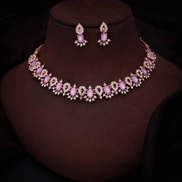 Pink Jewellery Sets - Buy Pink Jewellery Sets Online at Best Prices In ...