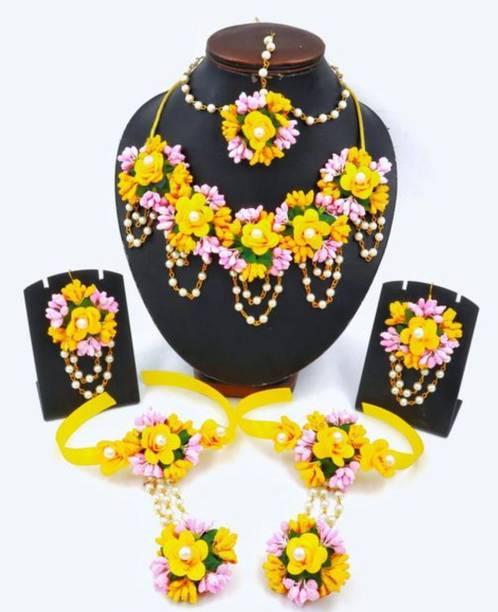 Flower Jewellery - Buy Flower Jewellery online at Best Prices in India ...