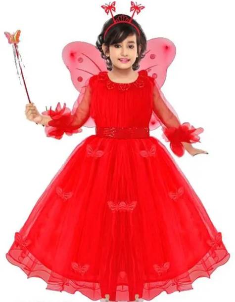 Red Long Frock - Buy Red Long Frock online at Best Prices in India ...