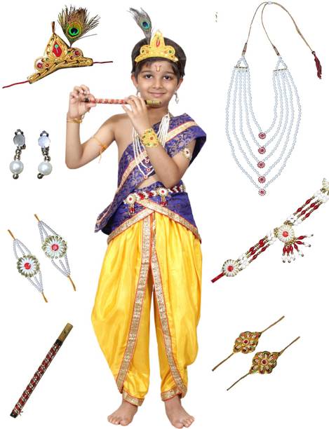 Krishna Dress - Buy Krishna Costume Fancy Dress Online at Best Prices ...