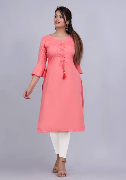 Peach Color Kurta - Buy Peach Color Kurta online at Best Prices in ...