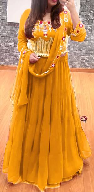 Buy Crop Top Lehenga with Up to 80% OFF