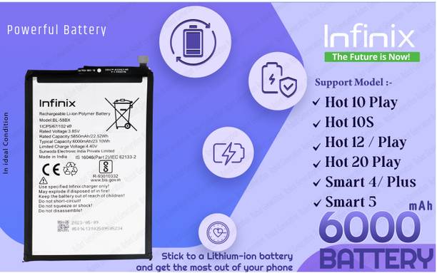 Infinix Mobile Battery - Buy Infinix Mobile Battery Online at Best ...
