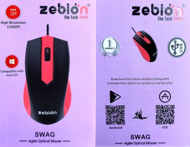 Zebion Mouse - Buy Zebion Mouse Online at Best Prices In India ...