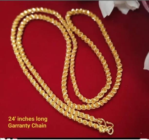 30 Grams Gold Long Chain - Buy 30 Grams Gold Long Chain online at Best ...