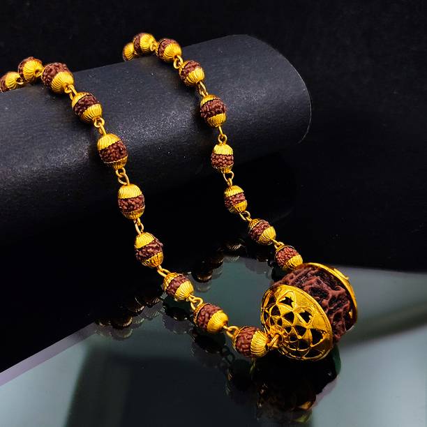 Rudraksha Gold Chains - Buy Rudraksha Gold Chains online at Best Prices ...