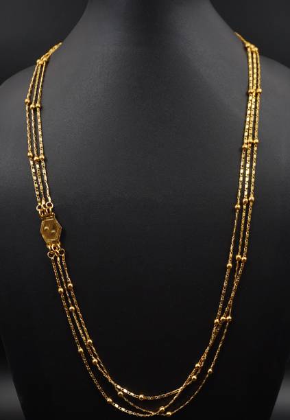 30 Grams Gold Long Chain - Buy 30 Grams Gold Long Chain online at Best ...