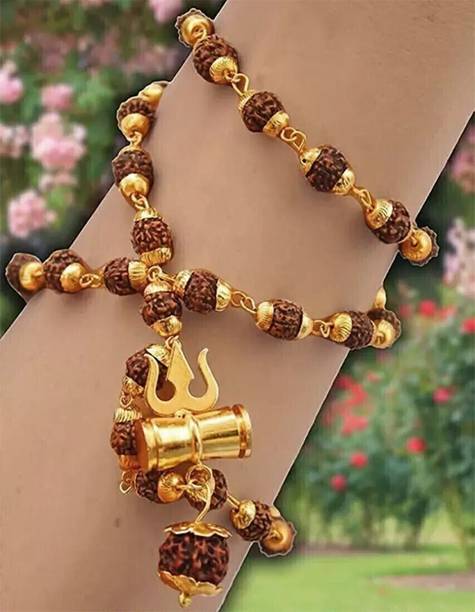 Rudraksha Gold Chains - Buy Rudraksha Gold Chains online at Best Prices ...