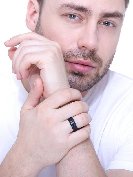 Black Ring For Men - Buy Black Ring For Men online at Best Prices in ...