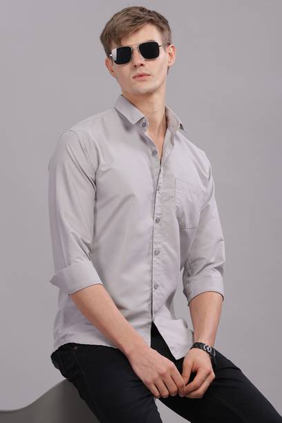 Light Grey Shirts - Buy Light Grey Shirts online at Best Prices in ...