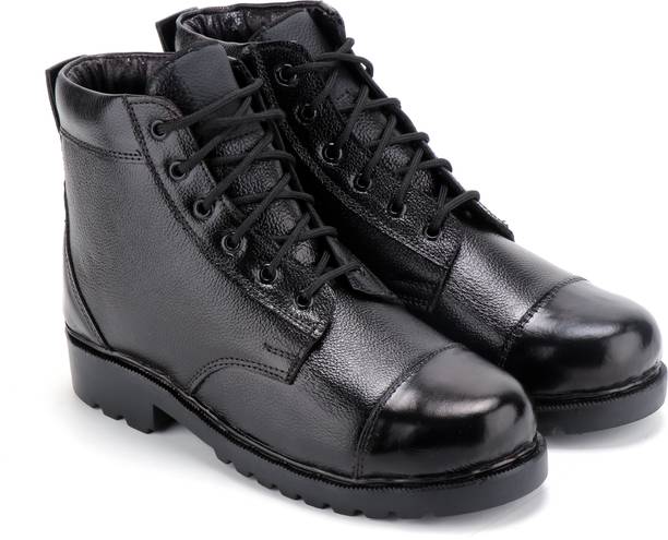 Black Police Shoes - Buy Black Police Shoes online at Best Prices in ...