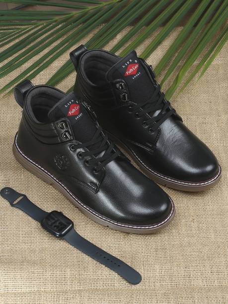 Black Police Shoes - Buy Black Police Shoes online at Best Prices in ...