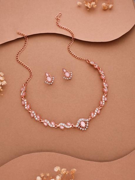 Pink Jewellery Sets - Buy Pink Jewellery Sets Online at Best Prices In ...