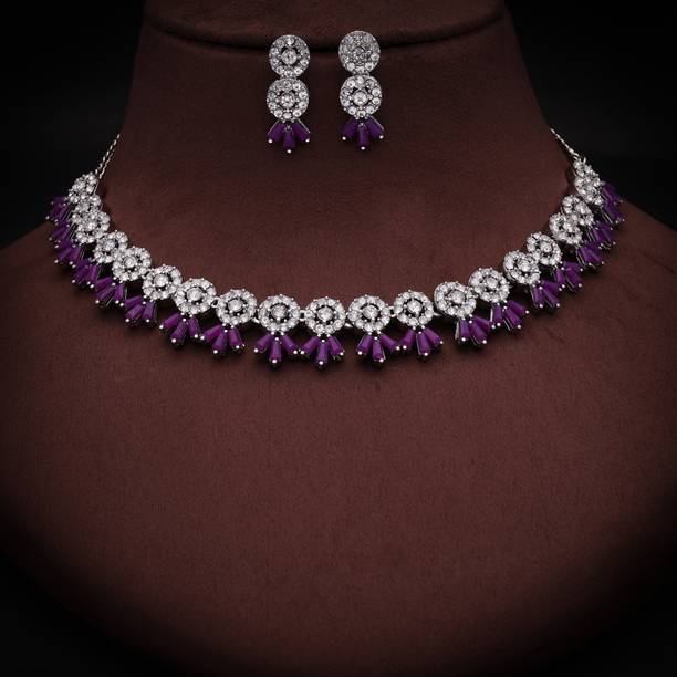 Purple Jewellery Sets - Buy Purple Jewellery Sets Online at Best Prices ...