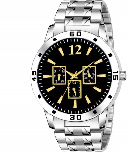 Black Metal Watches - Buy Black Metal Watches online at Best Prices in ...