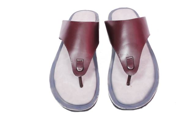 Leather Chappal For Men Slippers Flip Flops - Buy Leather Chappal For ...