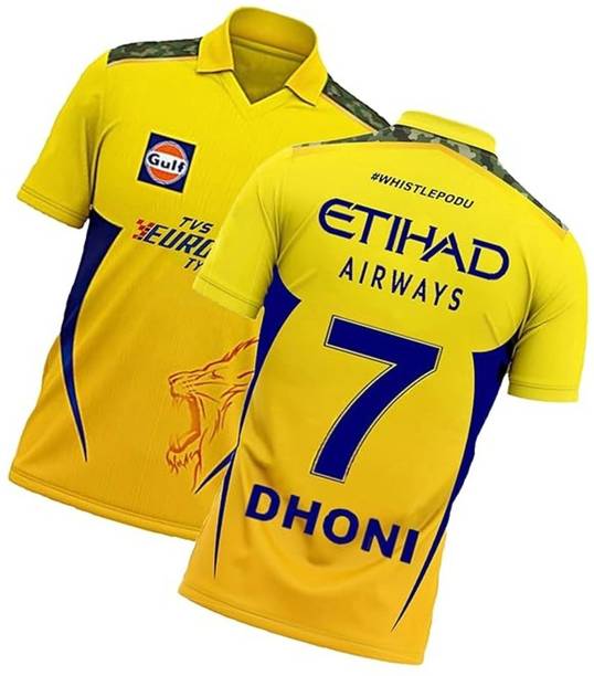 Chennai Super Kings Jersey - Buy CSK T-shirts / Chennai Super Kings T ...