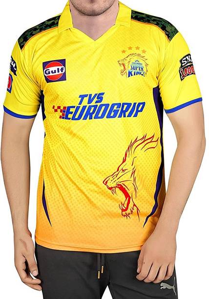 Chennai Super Kings Jersey - Buy CSK T-shirts / Chennai Super Kings T ...