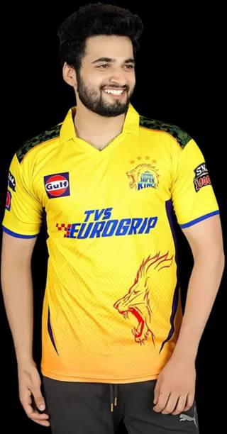Csk Jersey Chennai Super King T Shirt - Buy Csk Jersey Chennai Super ...