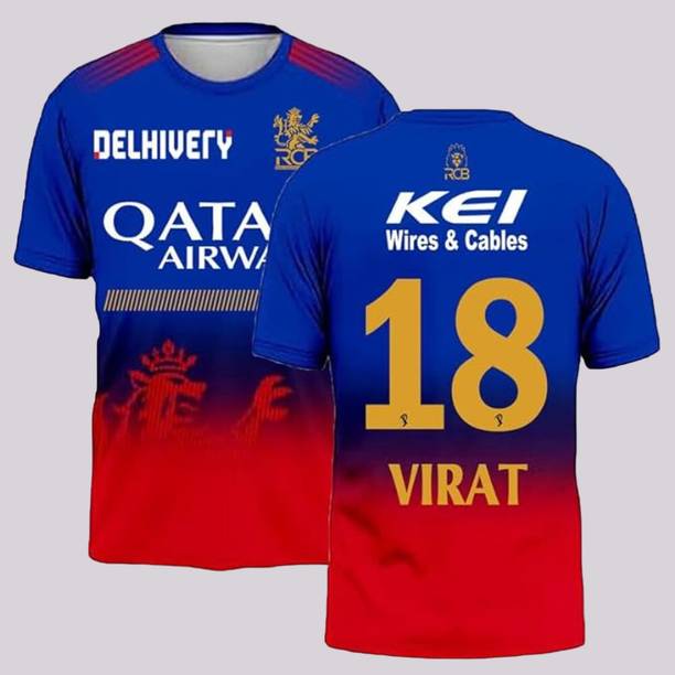 RCB Jersey Royal Challengers Bangalore T-shirts - Buy RCB T-shirts ...