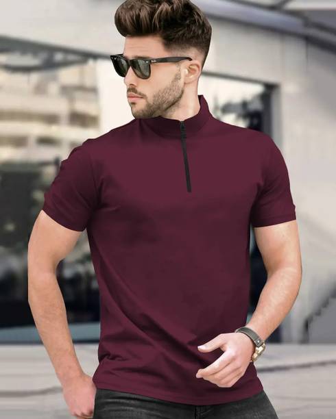 Zip T Shirt - Buy Zip T Shirt online at Best Prices in India | Flipkart.com
