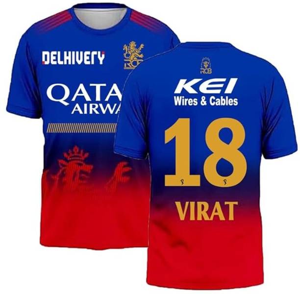 RCB Jersey Royal Challengers Bangalore T-shirts - Buy RCB T-shirts ...