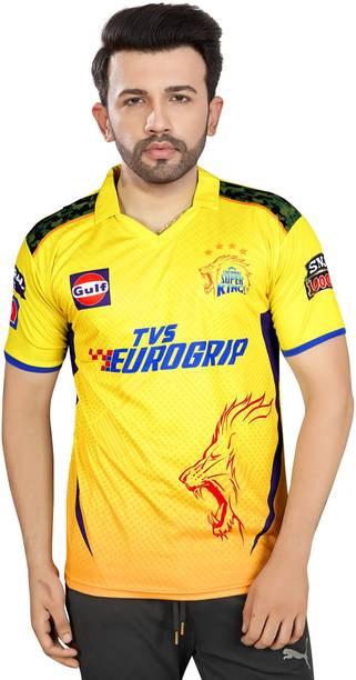Chennai Super Kings Jersey - Buy CSK T-shirts / Chennai Super Kings T ...