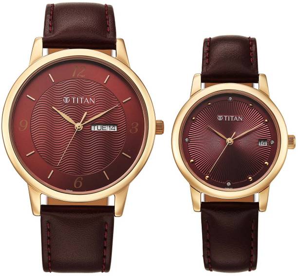 Titan Couple Watches Online at Best Prices in India | Flipkart.com