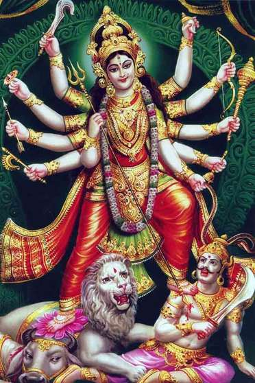 Goddess Maa Kali Waterproof Vinyl Sticker Poster || can1728-1 Fine Art ...