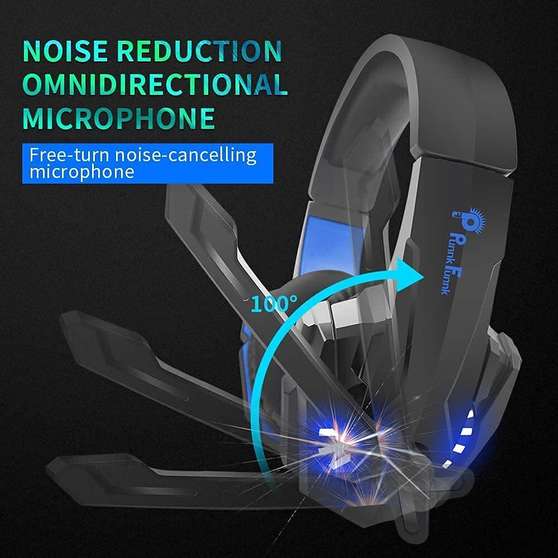K20 Gaming Headset, Over Ear Gaming Headphones with Mic Wired Gaming ...