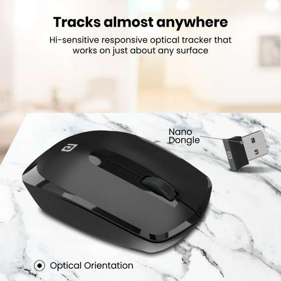 Portronics Toad 25 Wireless Optical Mouse Price in India - Buy ...