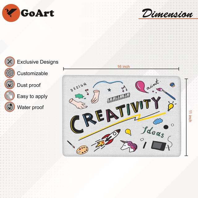 GoArt Creative laptop skin, laptop decal, bubble free"with free sticker ...