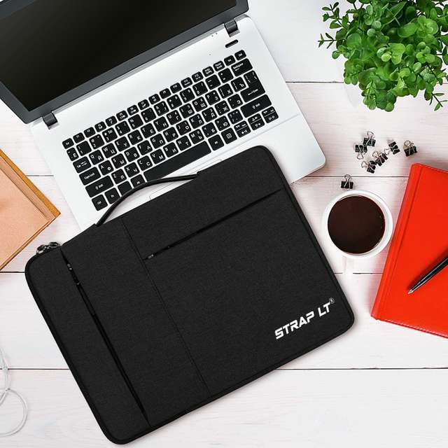 Straplt Laptop Sleeve Case 15.6-16 Inch Waterproof Bag Tablet Handle ...