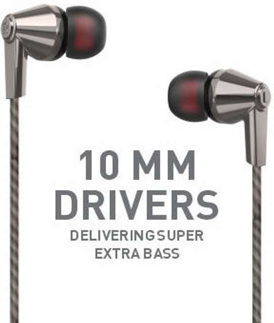 UTRAX Tune50 wired Earphone With Mic, 10MM Driver, Powerful Bass and ...
